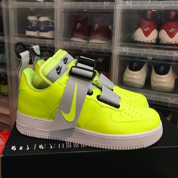 Nike | Shoes | Nike Air Force One Utility Volt | Poshmark